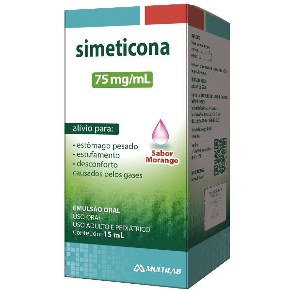 Simeticona – 75 mg/ml – frasco c/15 ml – Multilab
