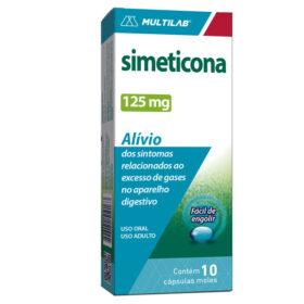 Simeticona – 125 mg – cx. c/10 cápsulas moles – Multilab