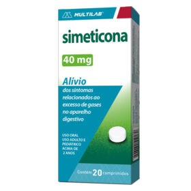 Simeticona – 40 mg – cx. c/20 comprimidos – Multilab